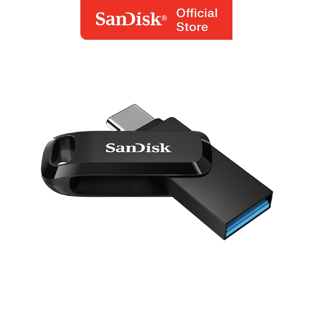 Sandisk Flashdisk Ultra Dual Drive Go SDDDC3 USB Type-C - 128GB 400MB/s