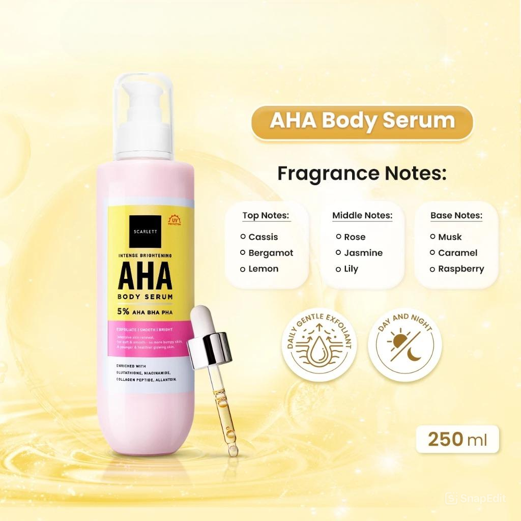 SCARLETT Intense Brightening AHA Body Serum 250ml