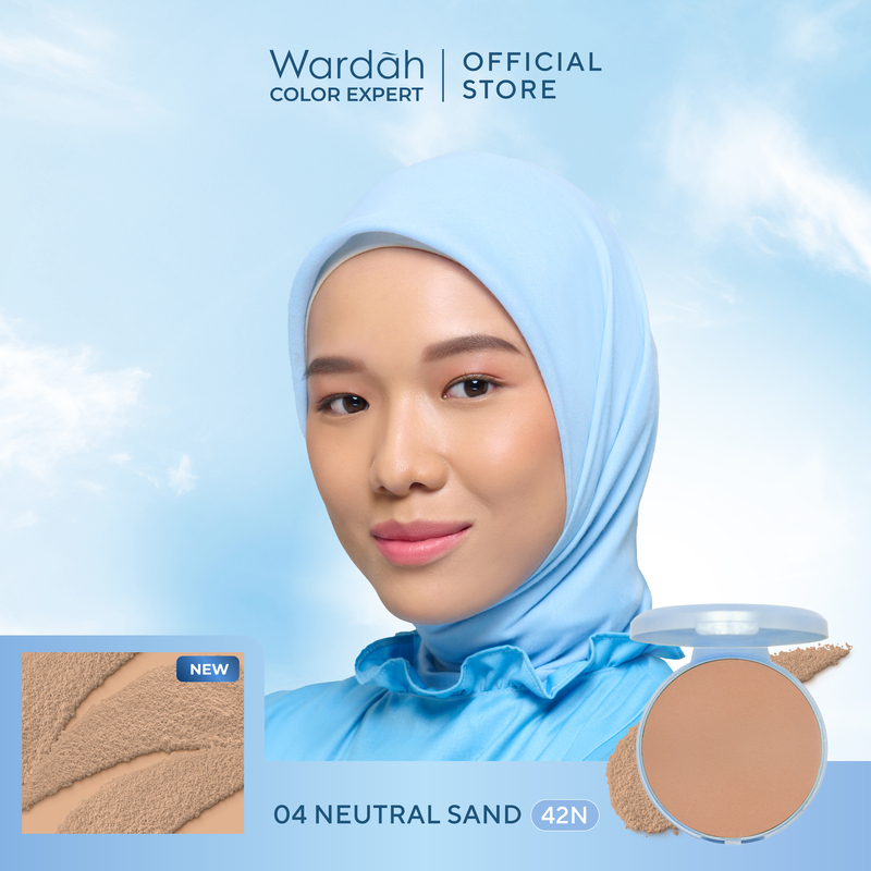 Wardah Lightening Powder Foundation Light Feel 12gr REFILL 04 Neutral Sand (42N)