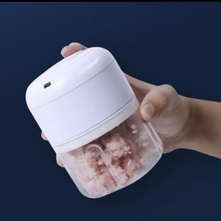 USB Mini Food Processor Electric Rechargeable (Blender Mini Chopper ...