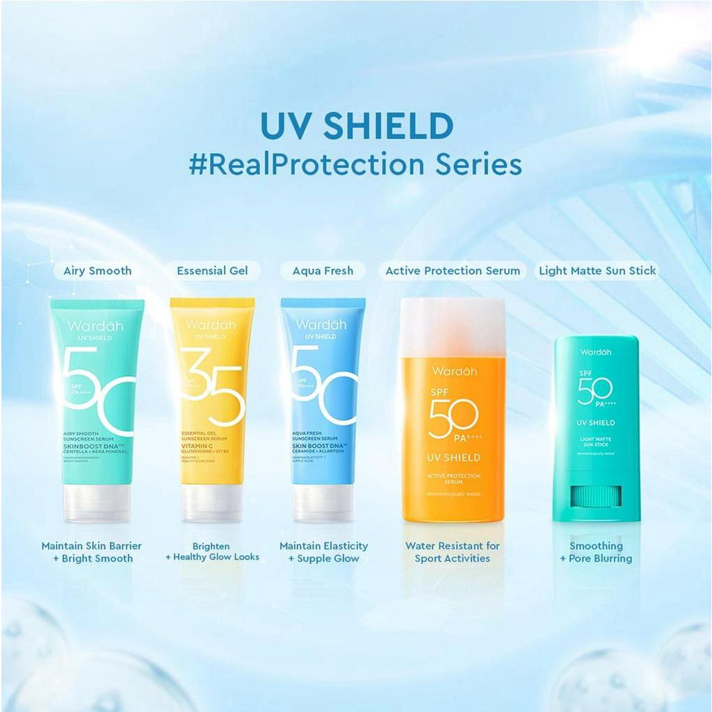 Wardah UV Shield Airy Smooth Sunscreen Serum SPF 50 PA++++ 40ml