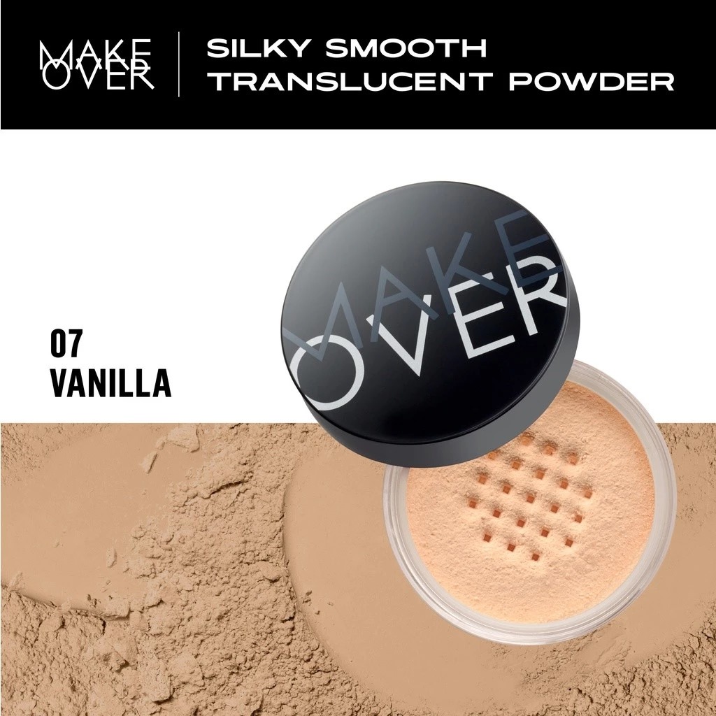 Make Over Silky Smooth Translucent Powder 35gr - 07 Vanilla