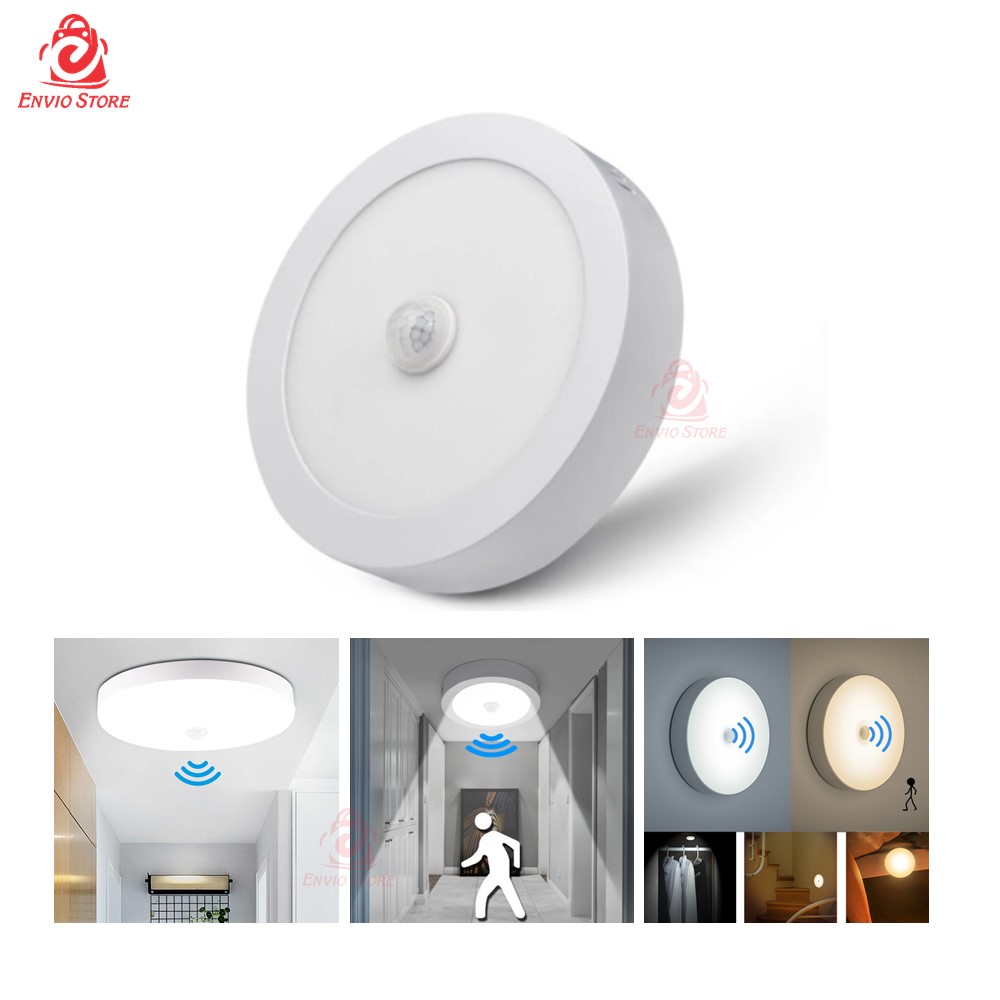 Lampu LED Sensor Gerak Otomatis Rechargeable
